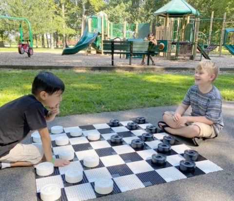 KETTLER MINI-GIANT 48" x 48" TILE GAME BOARD FOR USE WITH MINI-GIANT ...